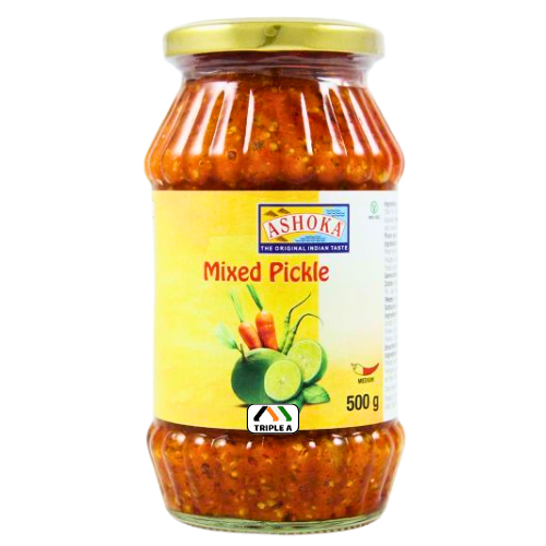 Ashoka Mixed Pickle 500g – Triple A Grocers