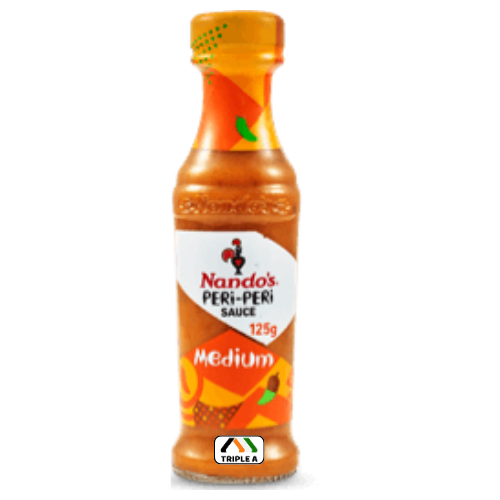 Nandos Peri Peri Sauce Medium 125g – Triple A Grocers