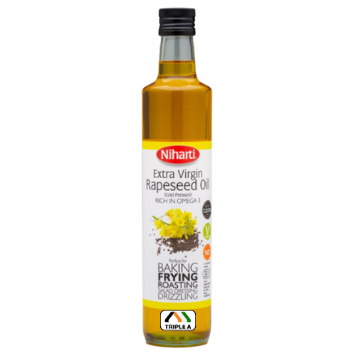 Niharti Extra Virgin Rapeseed Oil 500ml – Triple A Grocers
